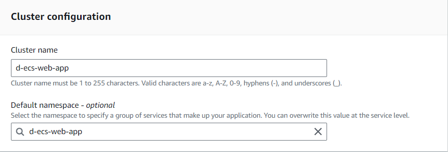 Create Ecrandecs Cluster First Cloud Journey 5301